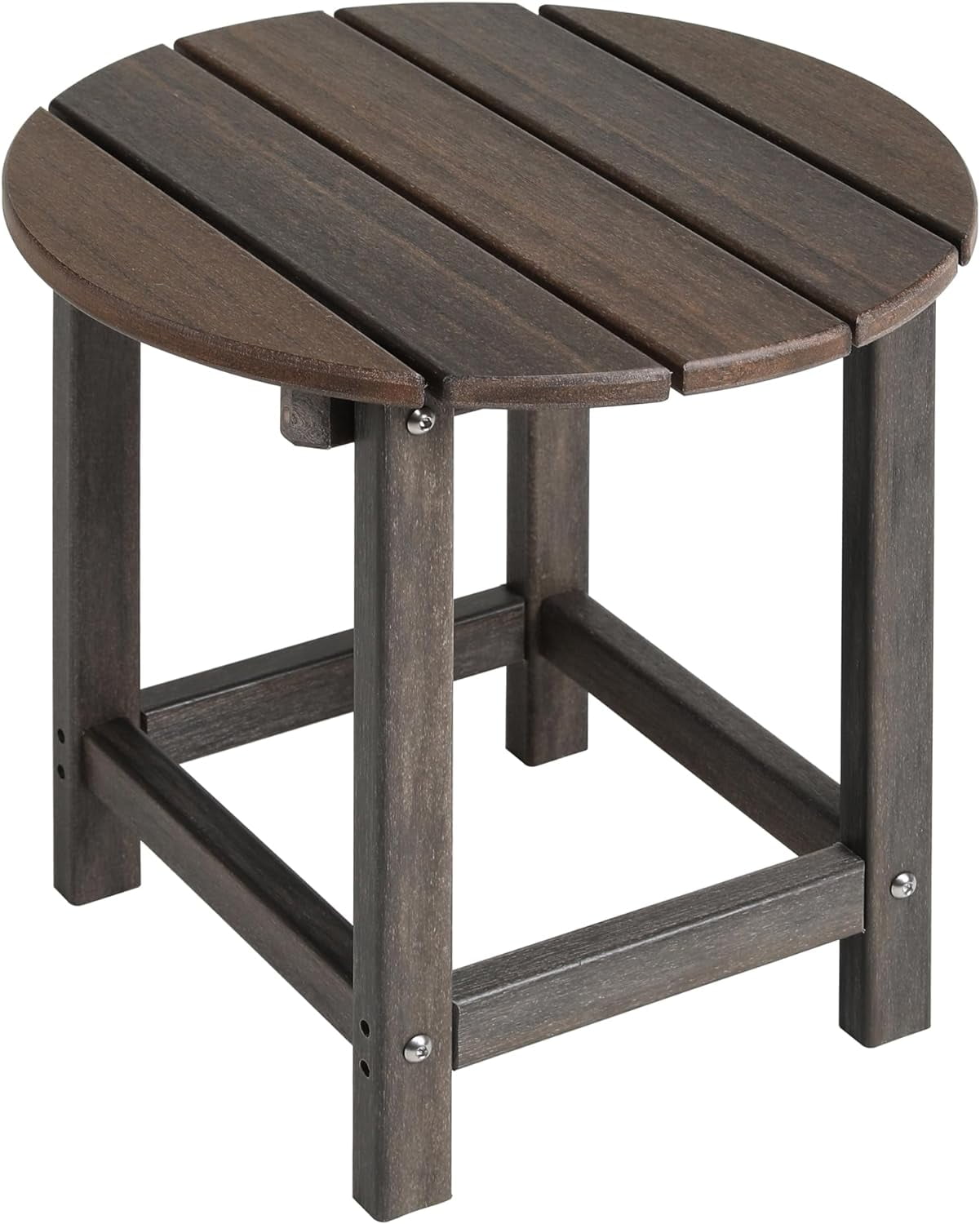 Round Adirondack Side Table End Table, Outdoor Side Tables for Patio ...