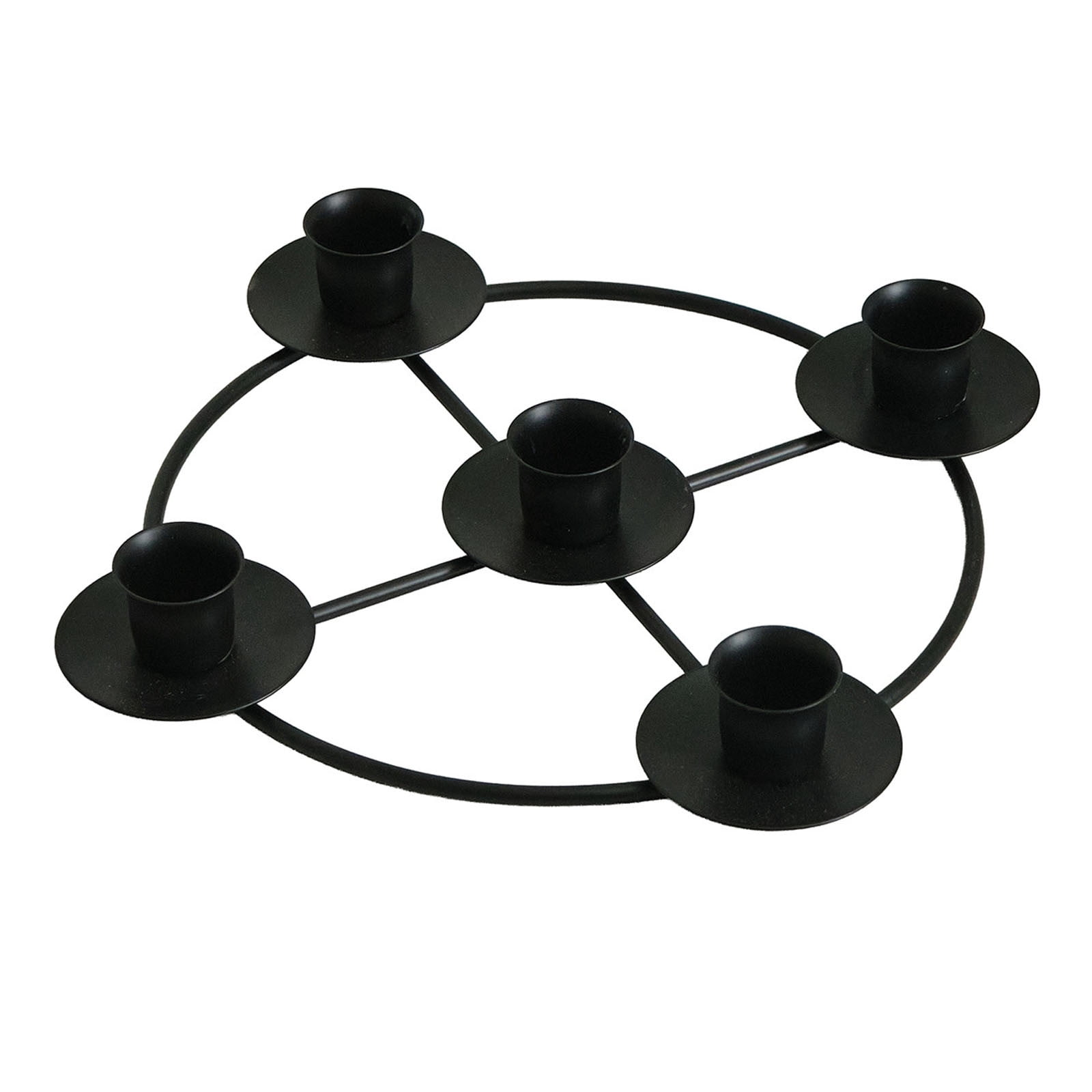 Advent Wreath Candle Holder Round Advent Candle Holders For 5 Candles ...