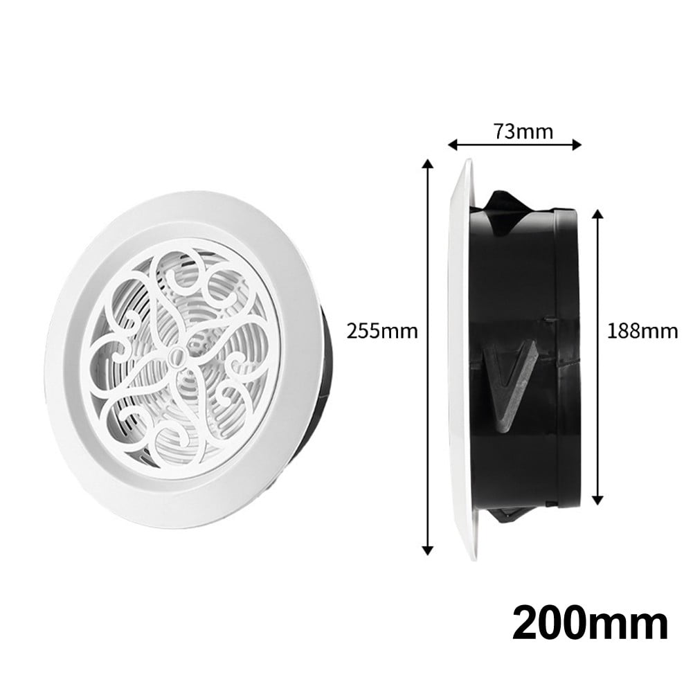 Round Air Ven T Grille Air Ventilation Cover Vent Cover Air Outlet ...