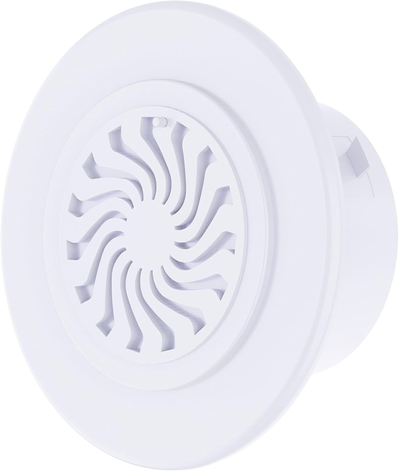 Round Air Vent, Adjustable PP Vent Cover, Opening Size 100-110mm(3.9"-4 ...