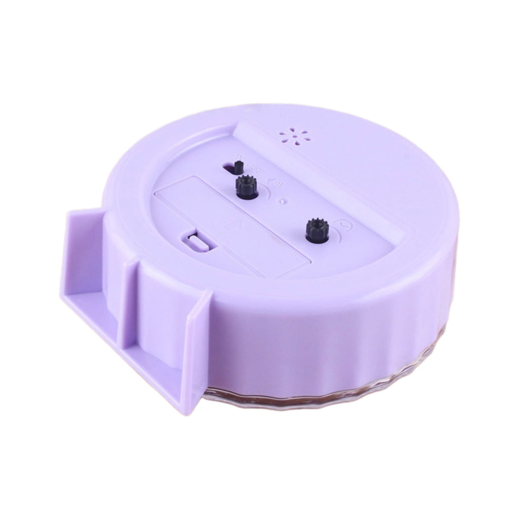 Round Alarm Clock Battery Operated Clock Student Bedsides Desktops ...