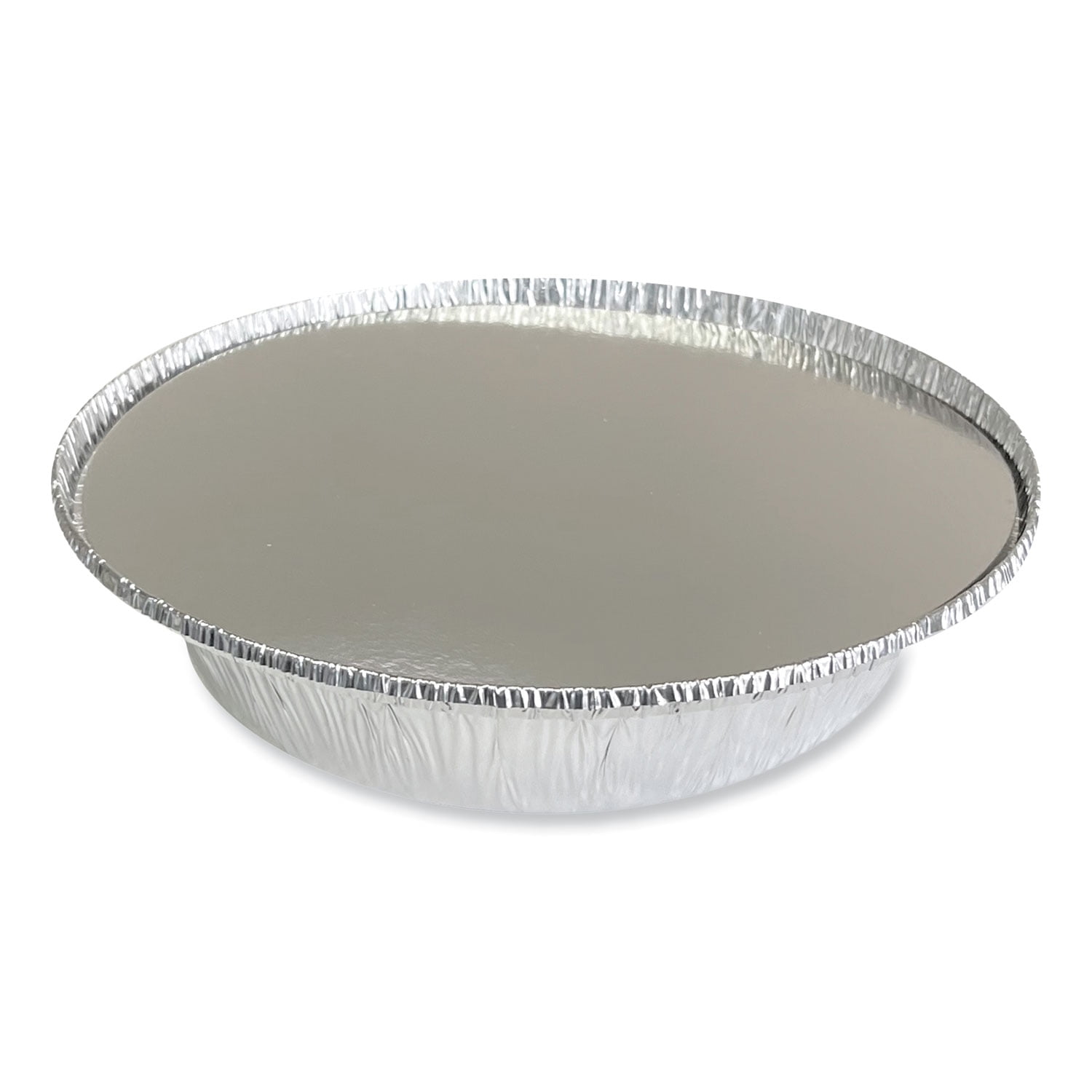 Round Aluminum To-Go Containers With Lid, 24 Oz, 7" Diameter X 1.47"h ...