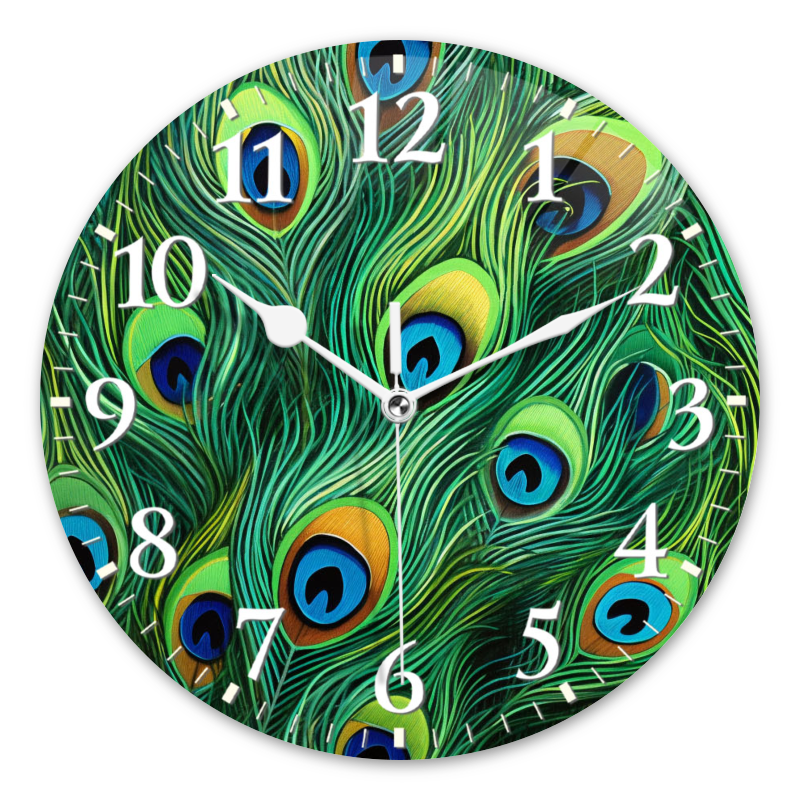 Round Analog Wall Clocks with Non-Ticking Sweep Movement,Battery ...