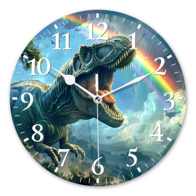 Round Analog Wall Clocks with Non-Ticking Sweep Movement,Battery ...