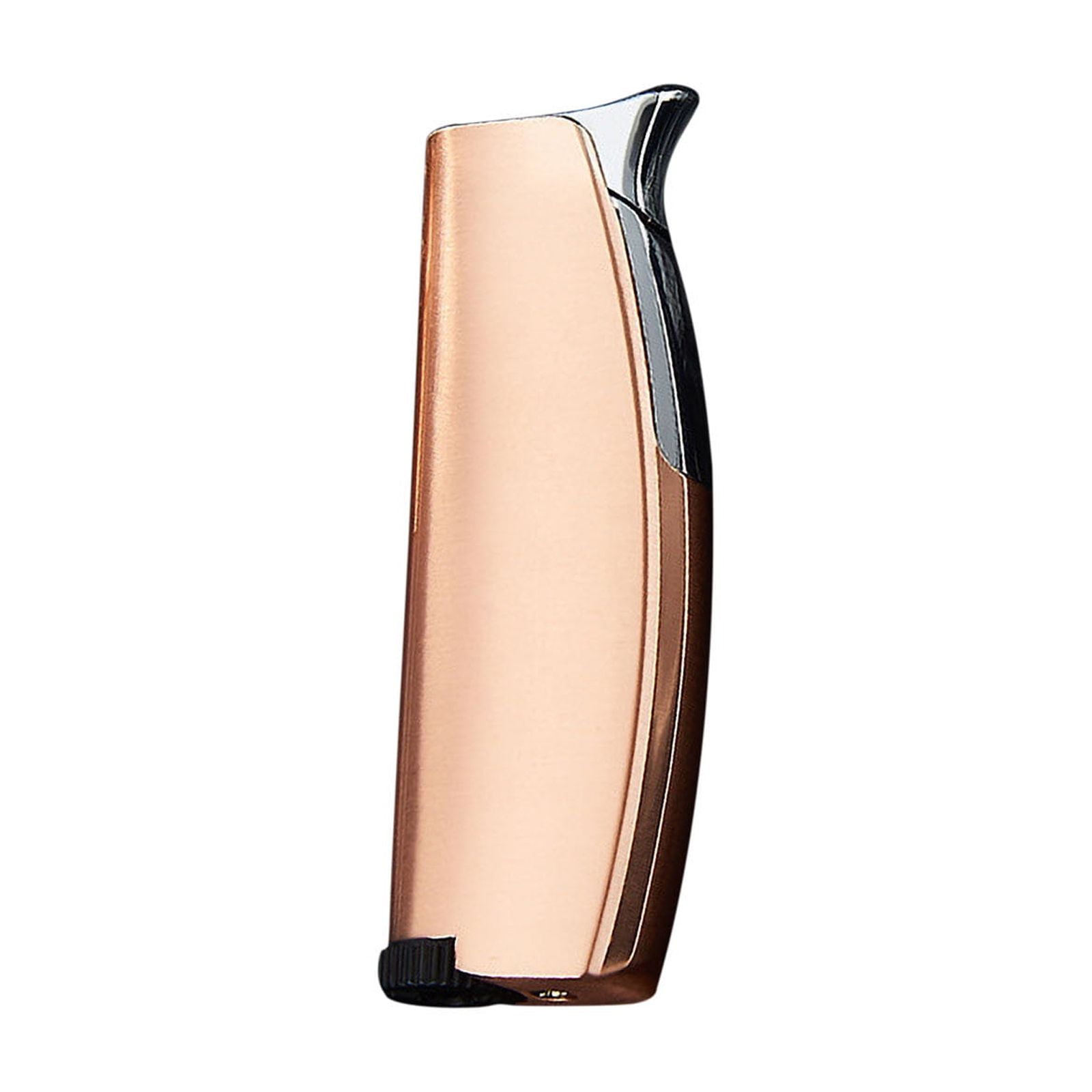 Round Arc Windproof Blue Flame Direct-Flush Gas Lighter, Refillable ...