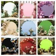 EIGTHTAIL Set Of 3 | Spandex Wedding Arch Cover 2-Sided Fitted Round ...