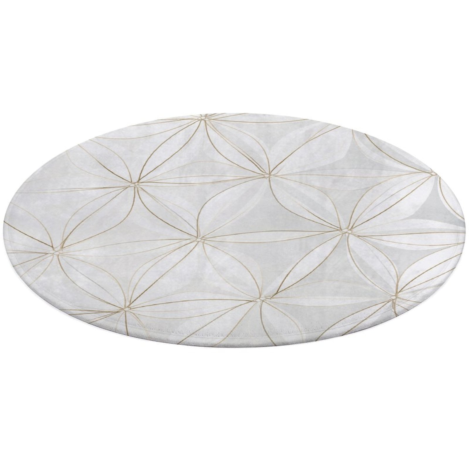 Round Area Rug Colorful Floral Bohemia Indoor Floor Area Mat Stain ...