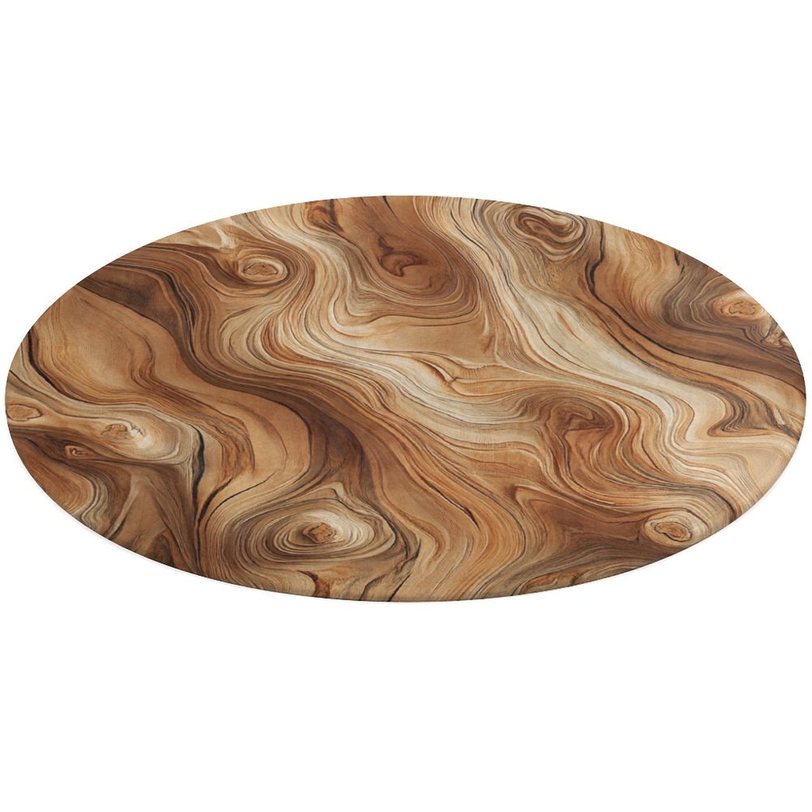 Round Area Rug Wood Grain Texture Indoor Floor Area Mat Stain-Proof Mat ...