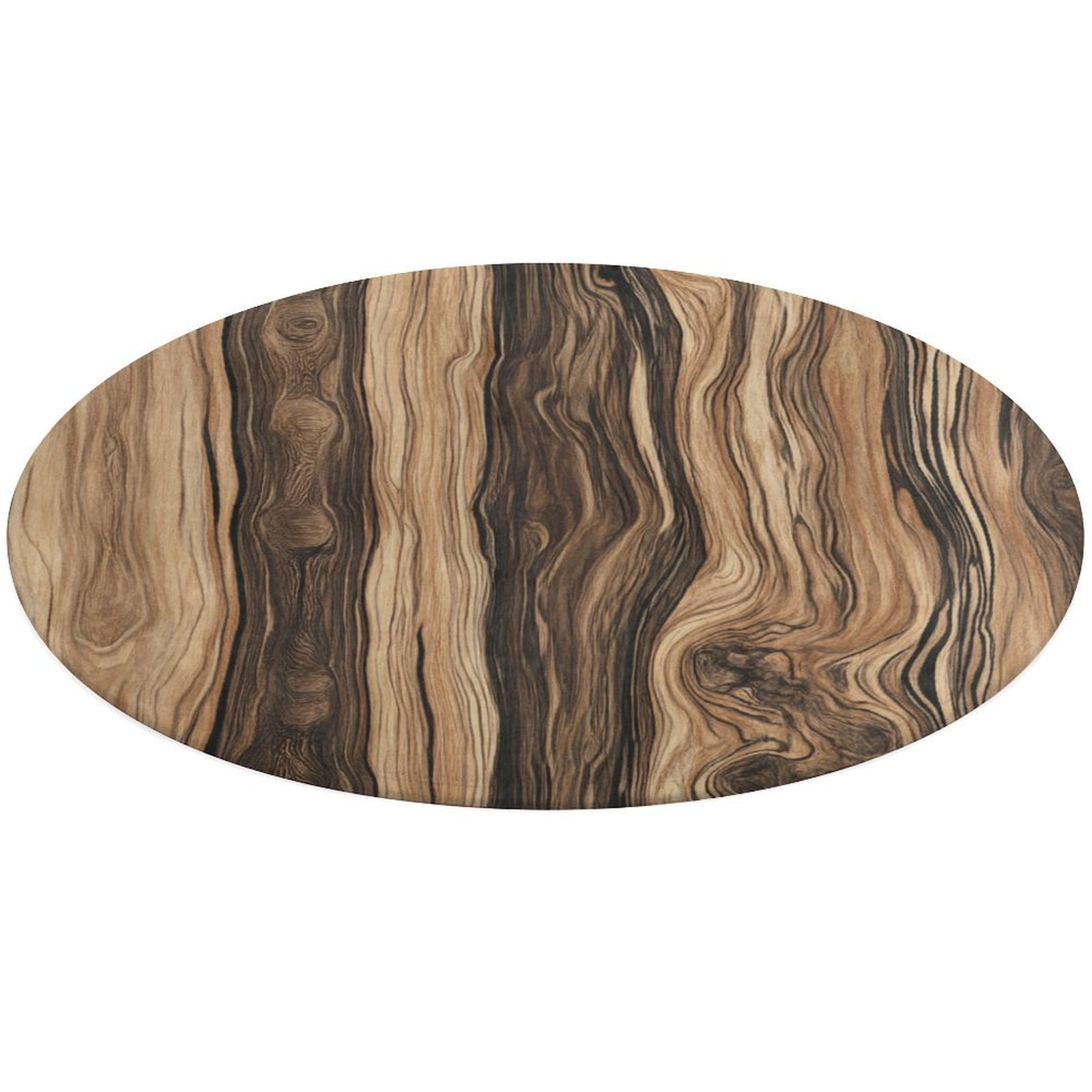 Round Area Rug Wood Grain Texture Indoor Floor Area Mat Stain-Proof Mat ...