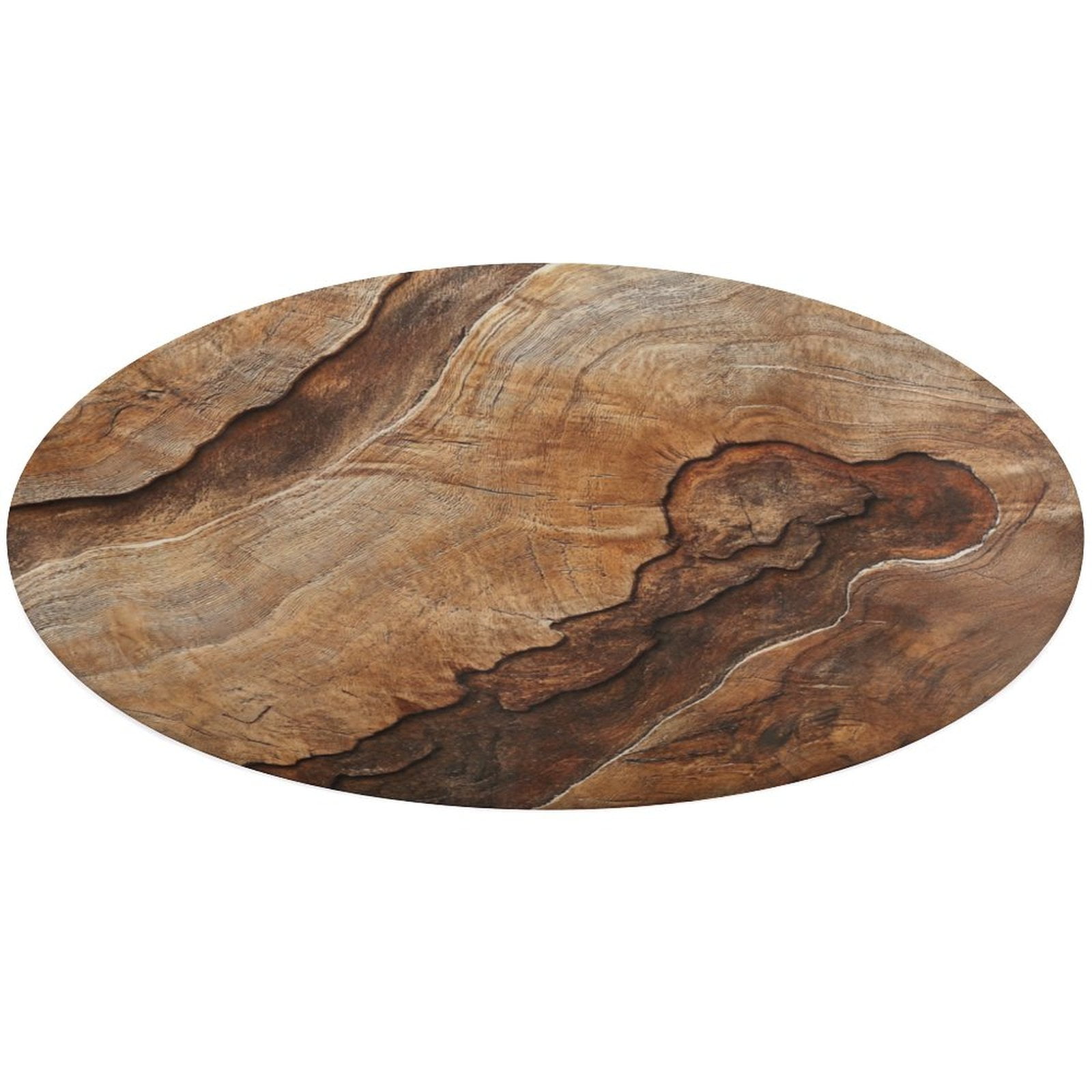 Round Area Rug Wood Grain Texture Indoor Floor Area Mat Stain-Proof Mat ...
