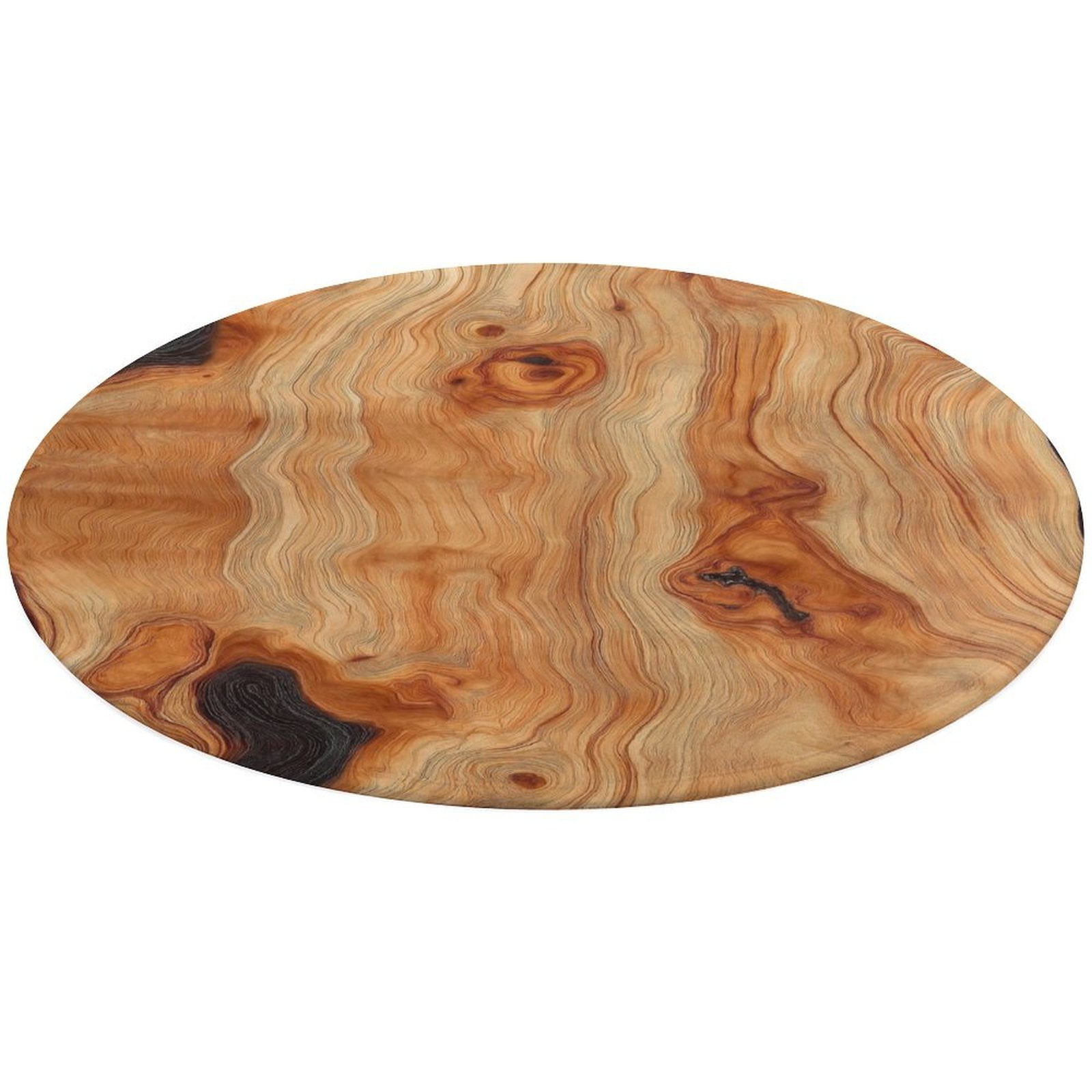Round Area Rug Wood Grain Texture Indoor Floor Area Mat Stain-Proof Mat ...