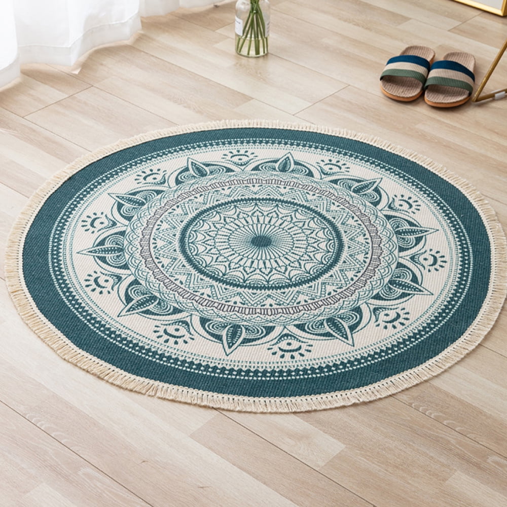 Round Area Rug with Tassel 36