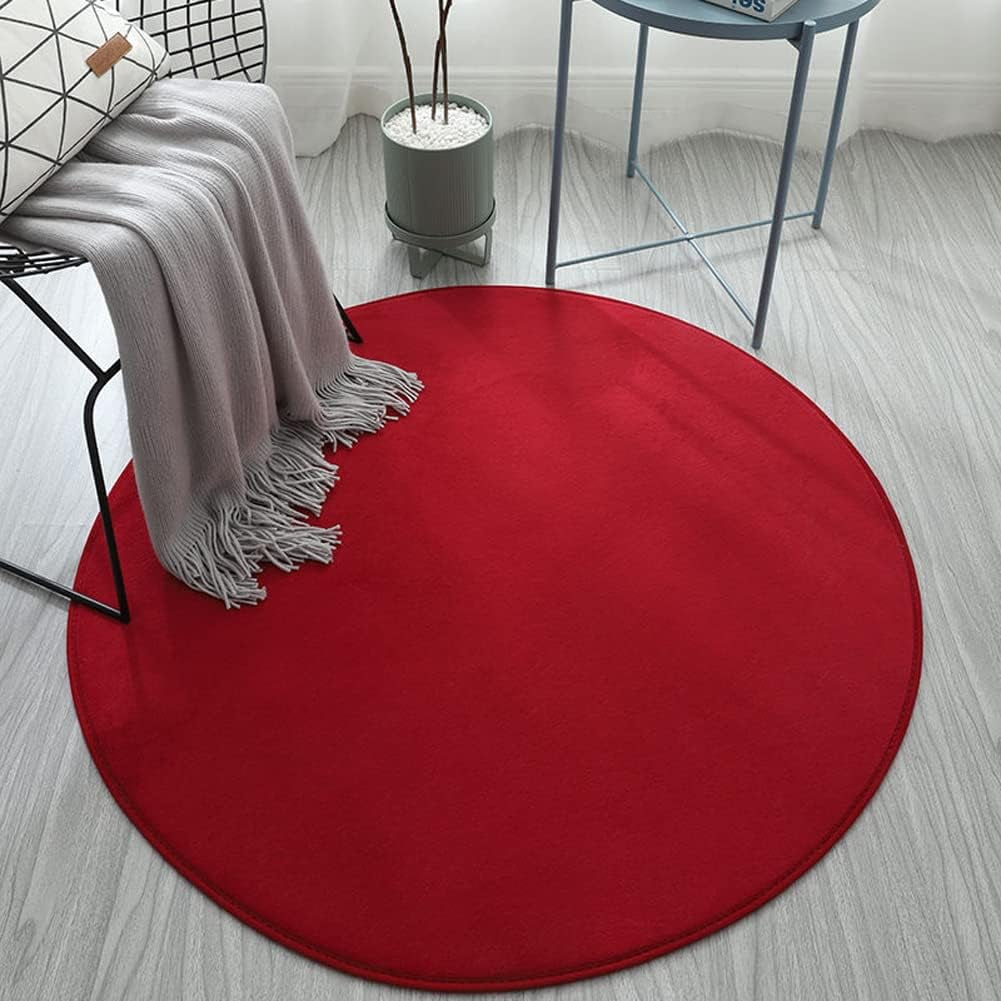 Round Area Rugs for Living Room Super Soft Living Room Home Shaggy ...