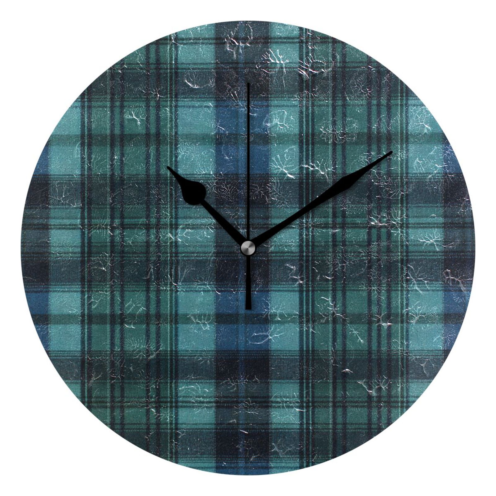 Round Art Wall Clock - Decorative Creative Dual-Use Clock with Oil ...