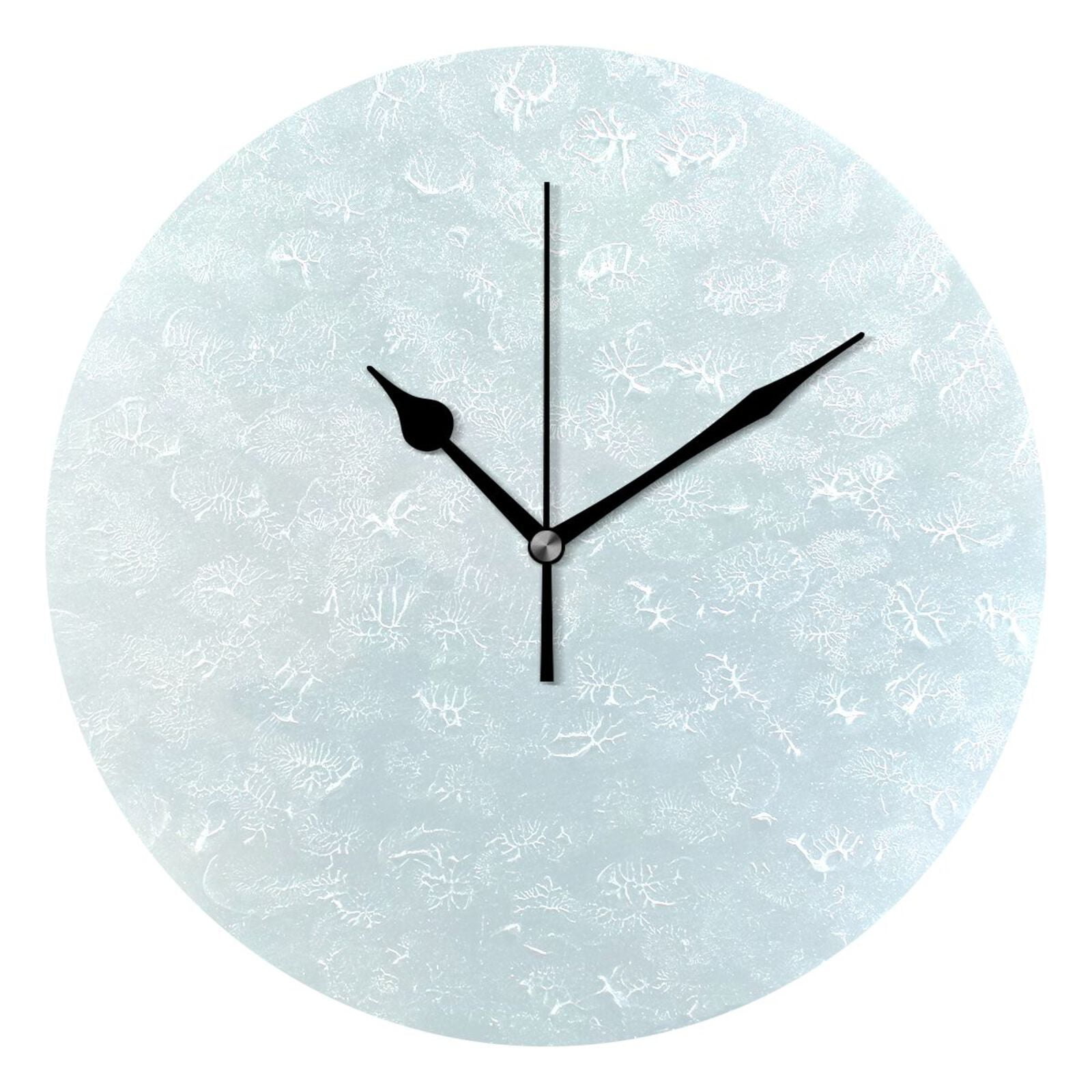 Round Art Wall Clock - Decorative Creative Dual-Use Clock with Oil ...