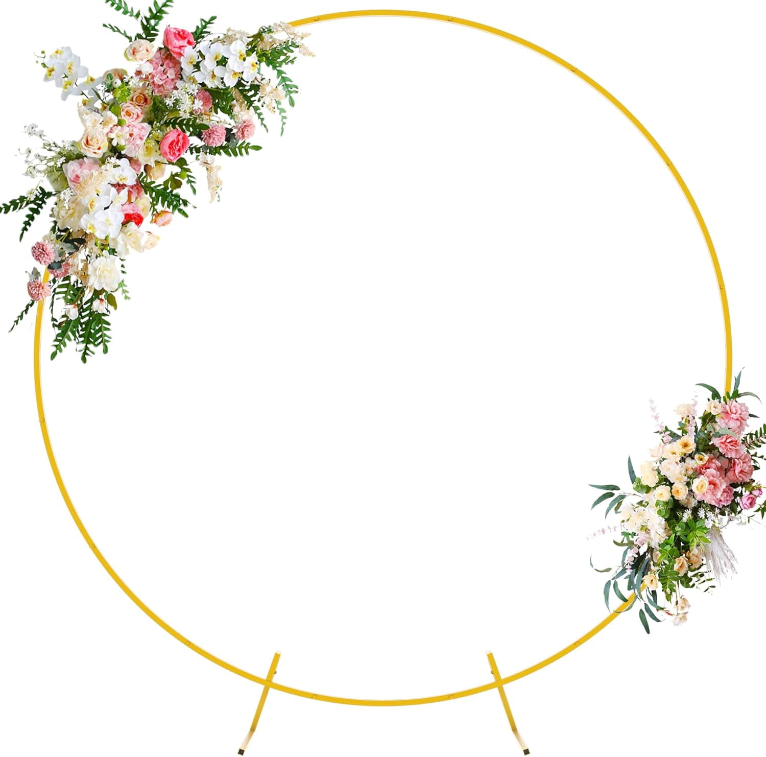Round Backdrop Stand 7.2FT Circle Balloon Arch Frame Circle Backdrop ...