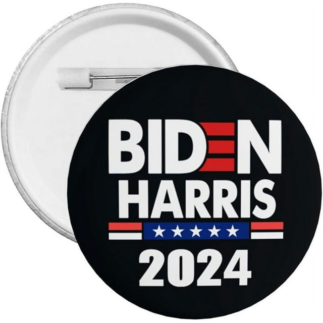 Round Badges, Biden Harris 2024 Biden 2024 Button Pins Buttons Badges ...