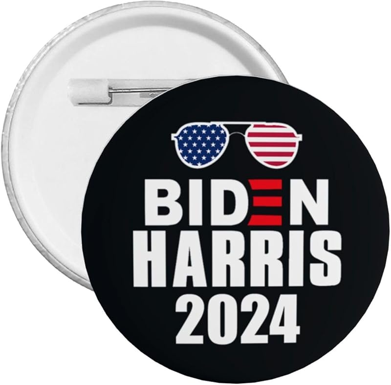 Round Badges, Biden Harris 2024 Biden 2024 Gifts Button Pins Buttons ...