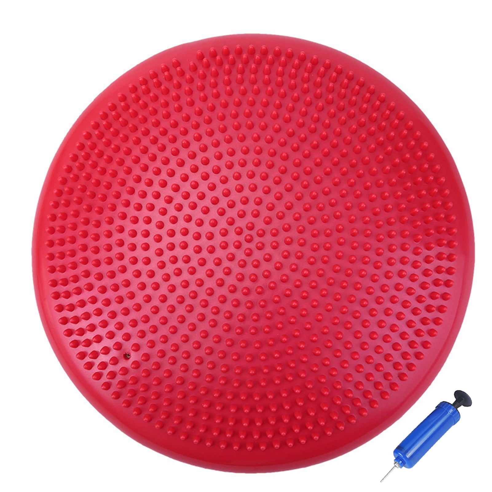 Round Balance Board with Pump Thick Yoga Fitness Inflatable Seat Pad ...