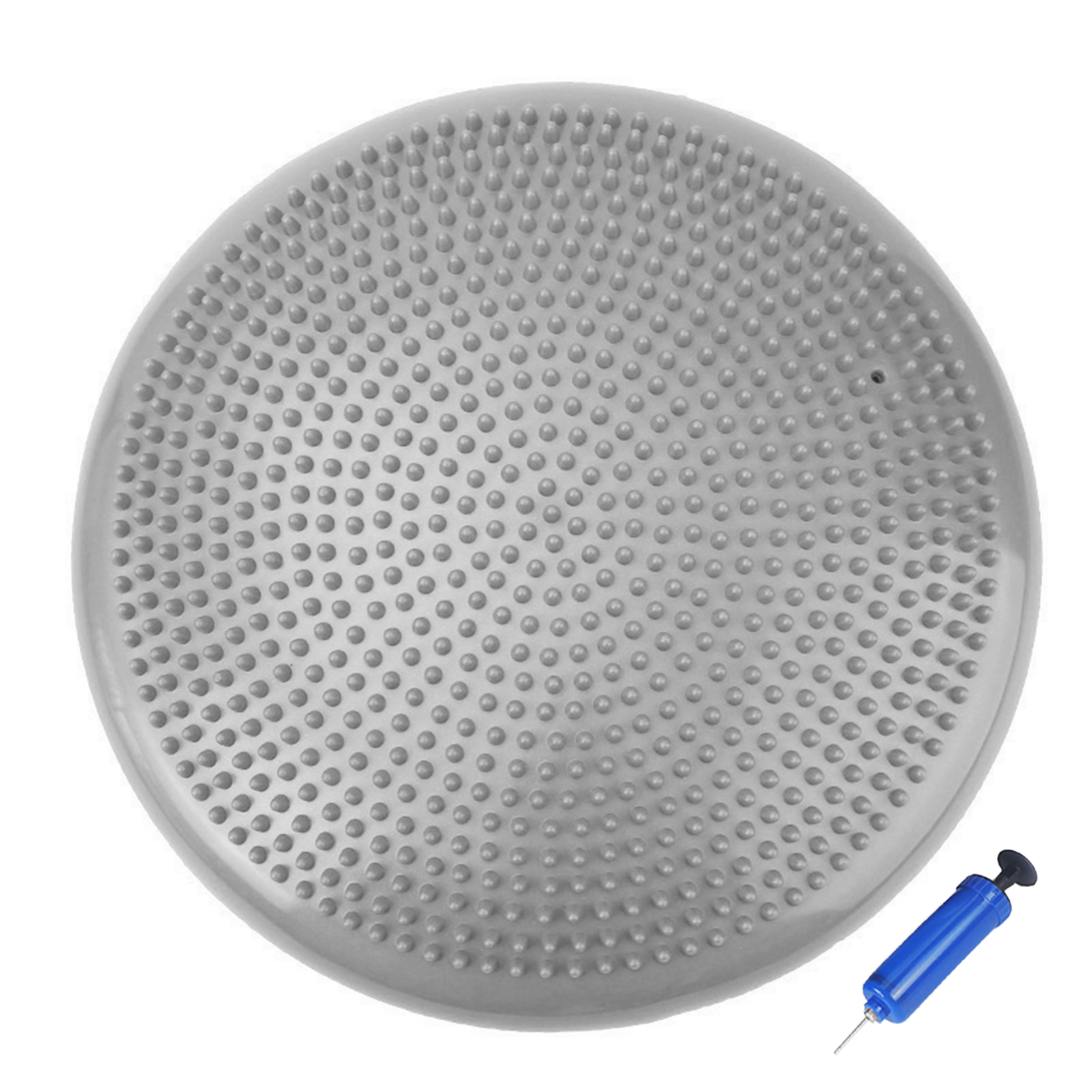 Round Balance Board with Pump Thick Yoga Fitness Inflatable Seat Pad ...