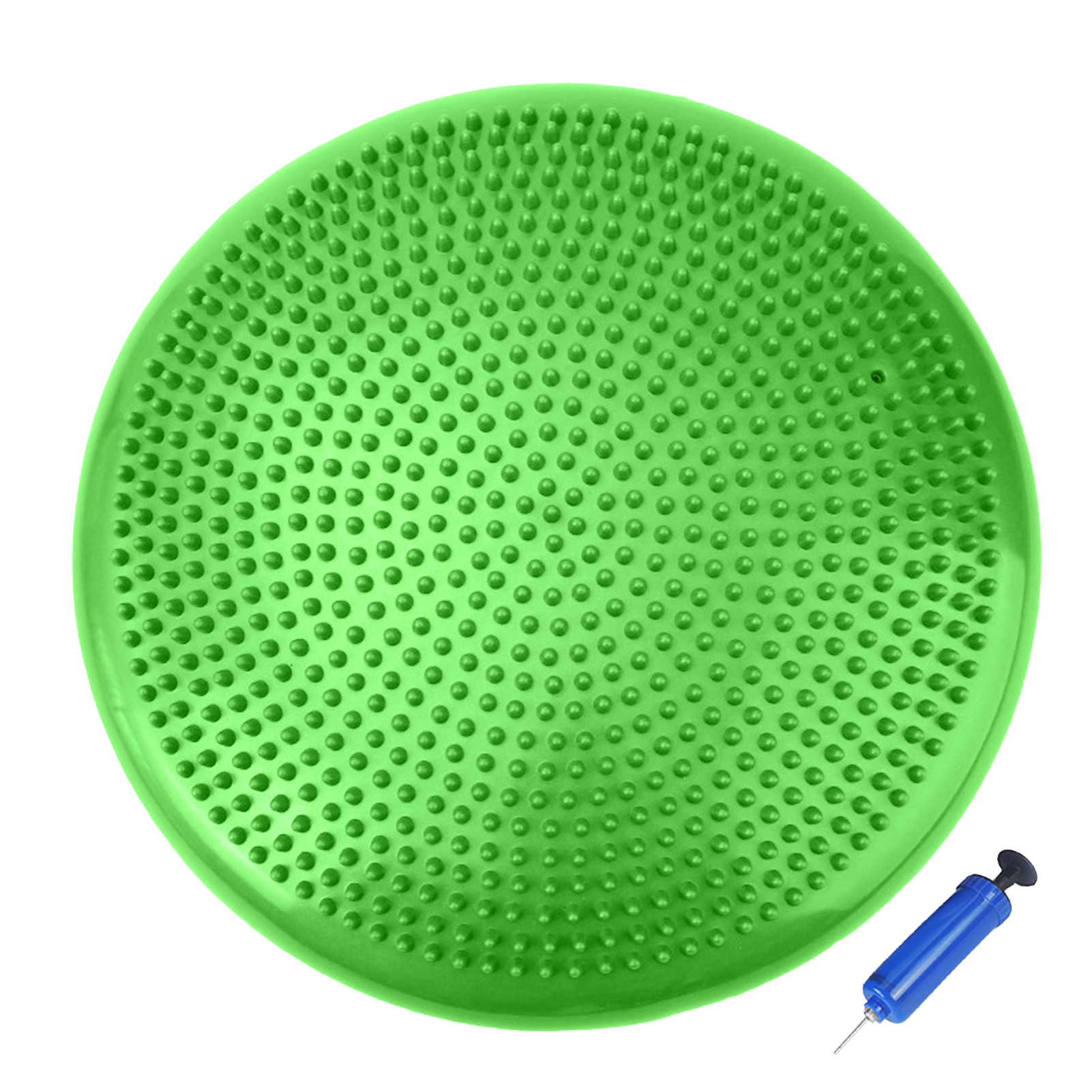 Round Balance Board with Pump Thick Yoga Fitness Inflatable Seat Pad ...