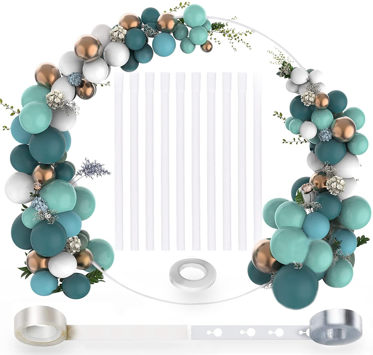 Round Balloon Arch Kit, 4.9ft (1.5m) Round Arch Stand Kit for Wedding ...