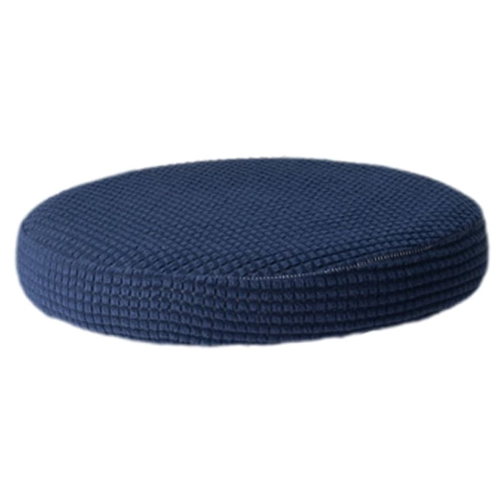Round Bar Stool Cushion Elastic Stretchy Seat Protective Case Removable ...