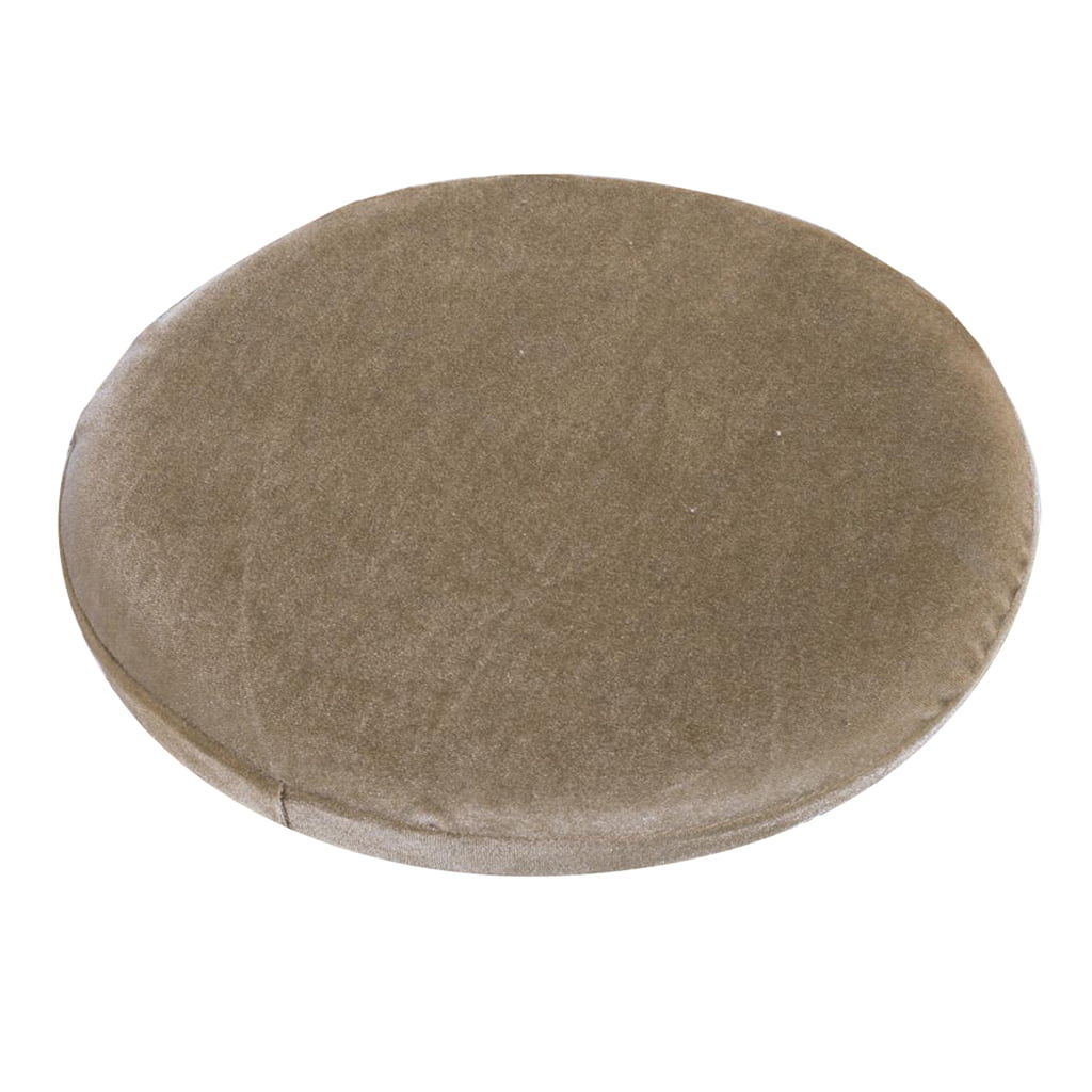 Round Bar Stool Seat Covers Velvet Stool Cushion Covers Washable Stool ...