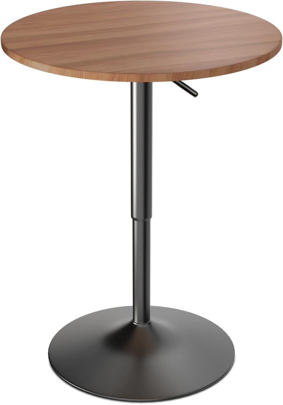 Round Bar Table,Adjustable Height Pub Table and 360°Swivel Bistro Table ...