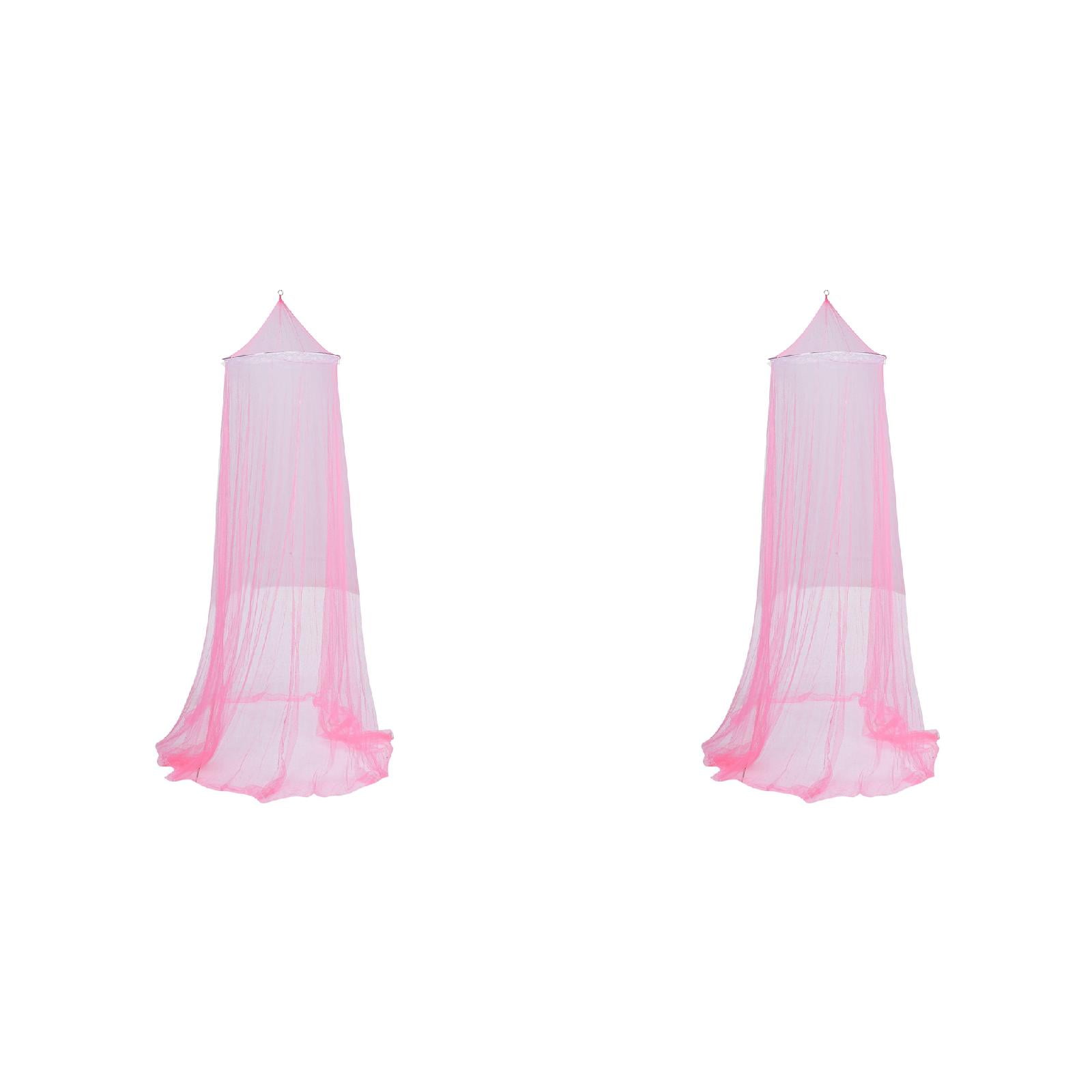 Round Bed Canopy Netting Elegant Bed Curtains King Size from Ceiling ...