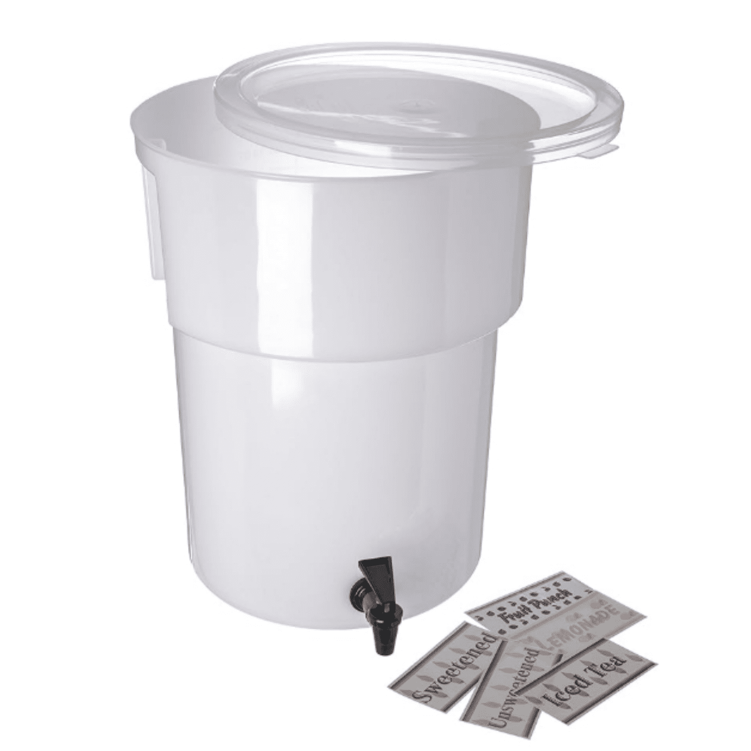 Round Beverage Dispenser Drink Dispenser with Spigot for Catering ...