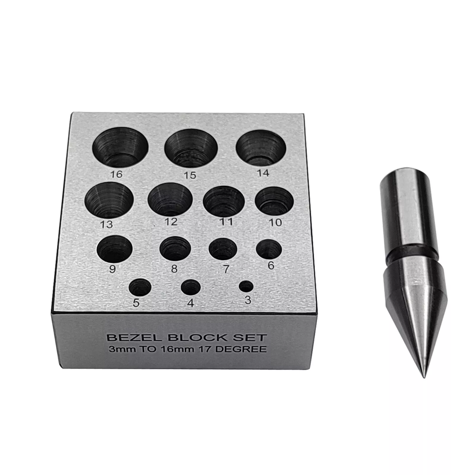 Round Bezel Block and Punch 17 Degree Size 3-16mm - Best Buy Wholesaler ...