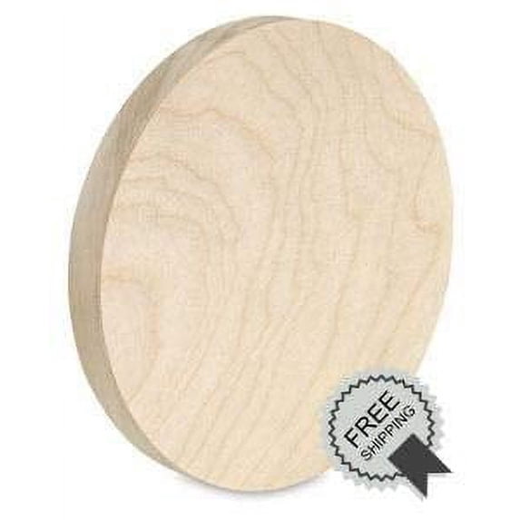 Round Birch Art Panel, Flat, (3/4" deep) (24") - Walmart.com