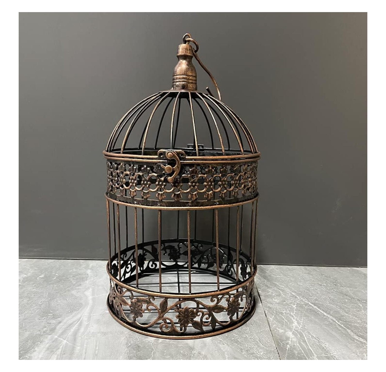 Round Birdcages Vintage Decorative Iron cage Wedding Decor Flower cage ...