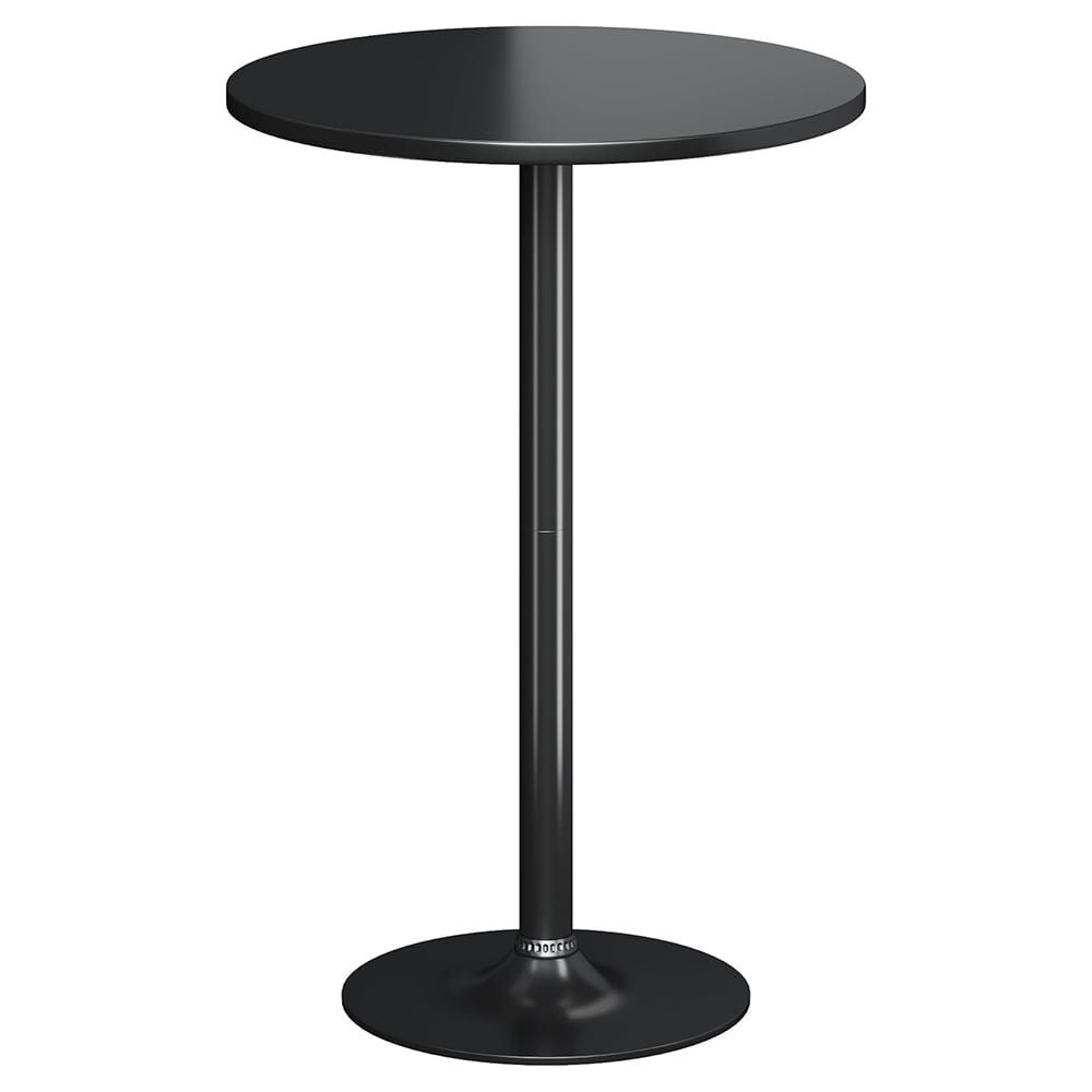 Round Bistro Pub Table, 1 Pack Modern Style Metal Base, Cocktail Bar ...