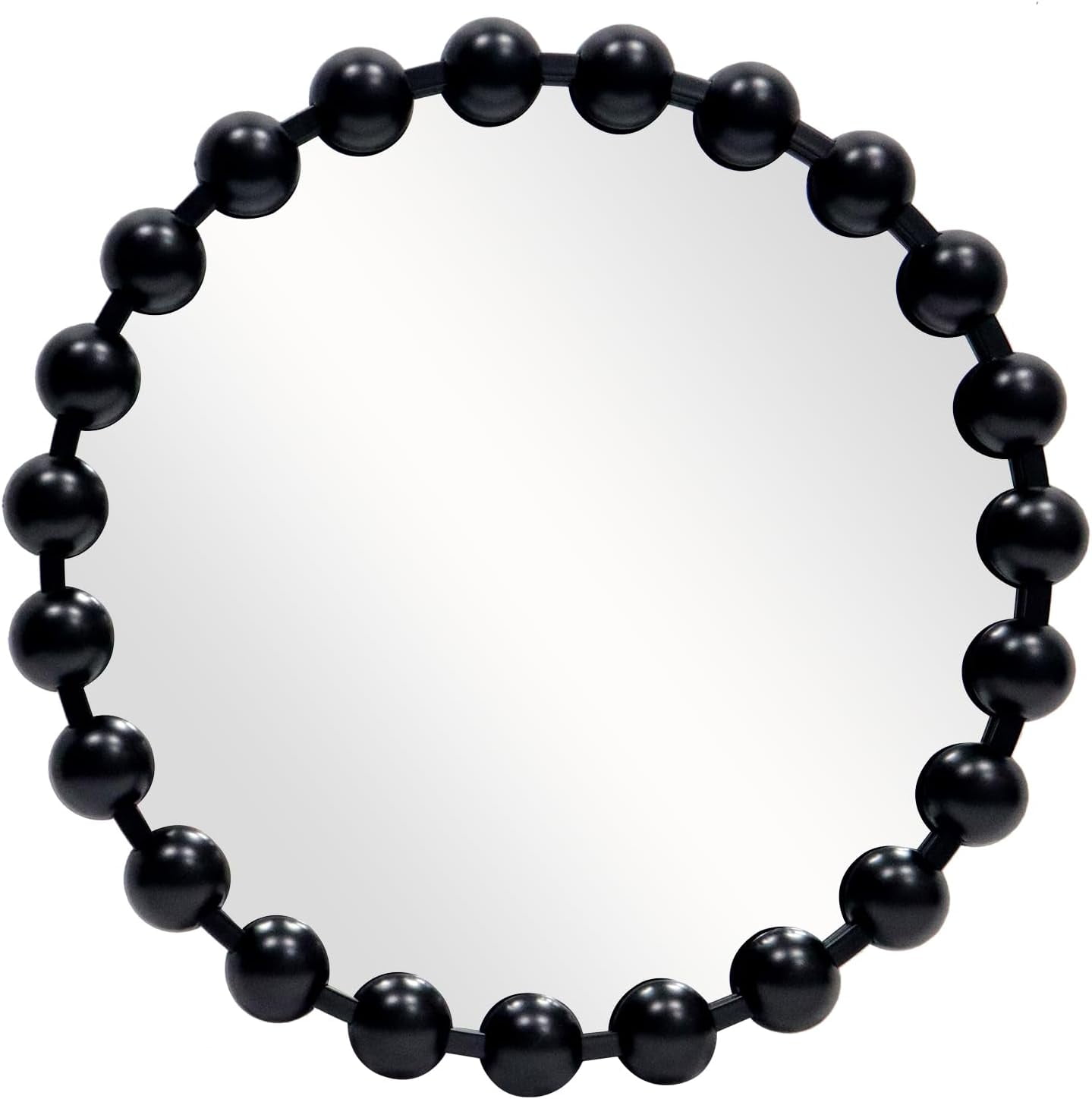 Round Black Mirror 20'', Spherical Frame Round Mirror for Living Room ...