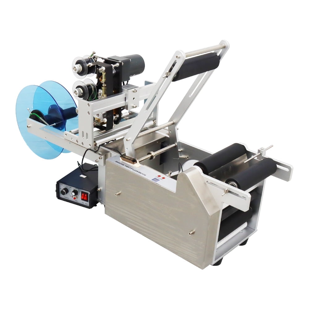 Round Bottle Labeling Machine Bottle Labeler Coding Machine with ...
