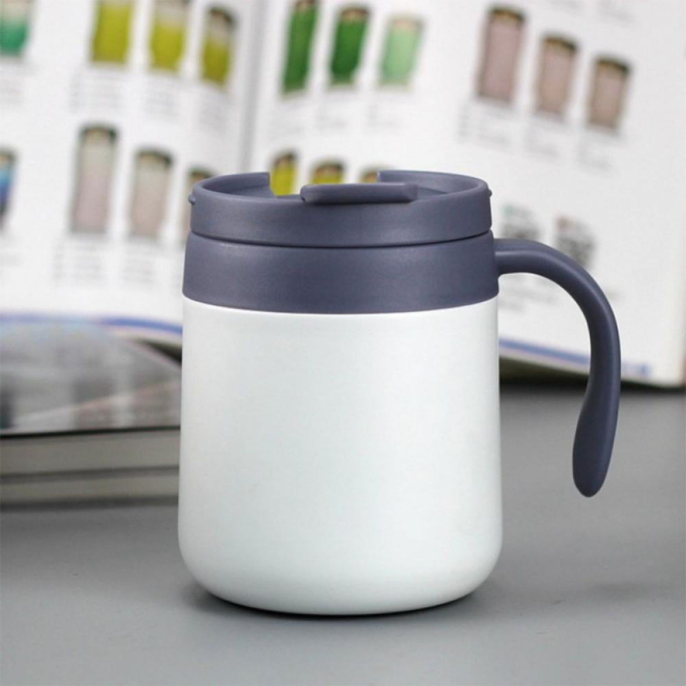 Round Bottom Business Coffee Thermal Mug With Handle 11.8 Fl.oz Travel ...