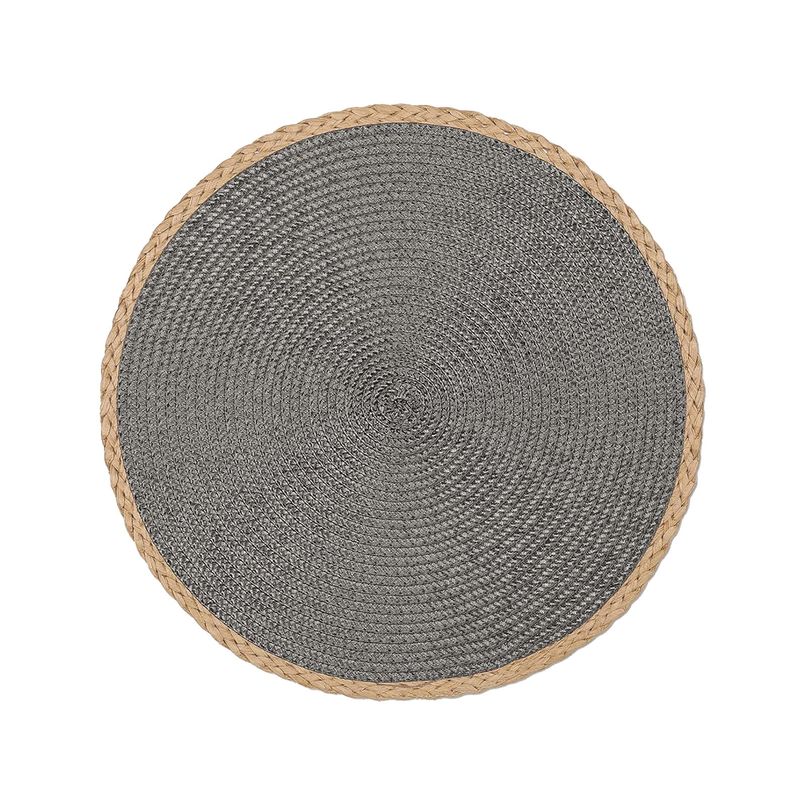 Round Braided Placemats 15inch, Placemats 1 Non-Slip, Round Placemats ...