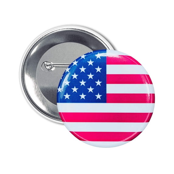 Round Button - Flag United States - USA | State Flag Button | USA Flag ...