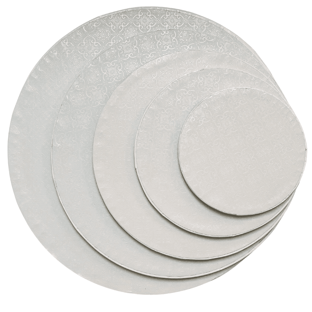 Round Cake Drums 14 Inches – Pack of 6 - Rigid and Sturdy 1/2 Inch ...
