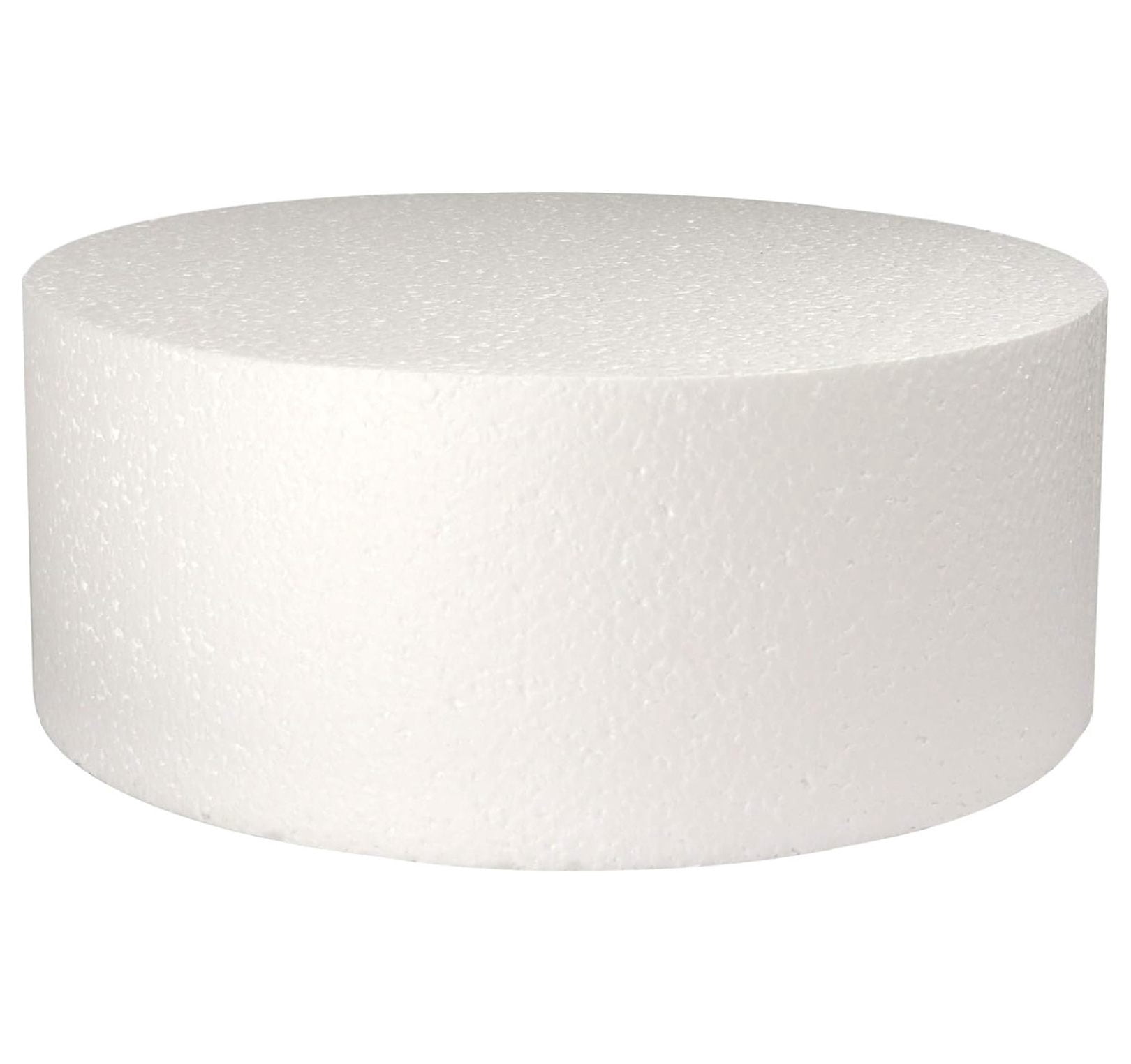 Round Cake Dummy, Styrene - 8 Inch Diameter x 4 Inch High - Walmart.com