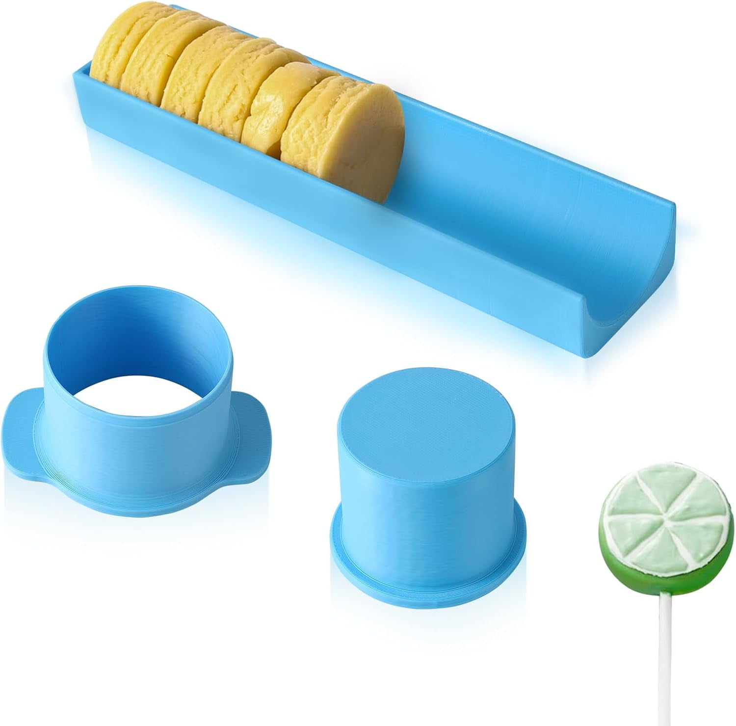 Round Cake Pop Mold with 9-Inch Tray, 3D Printed Cake Pop Cutter and ...