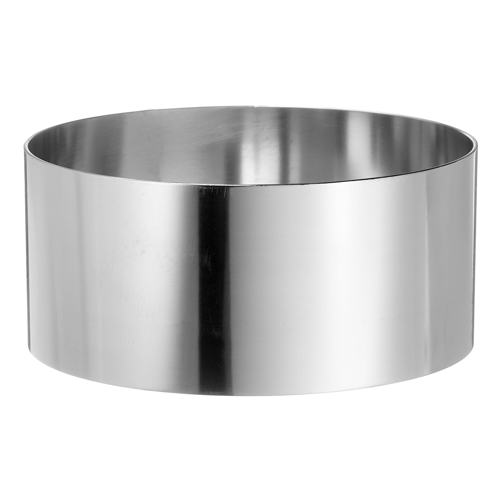 Round Cake Ring 4 x 2 Inch Stainless Steel Pastry Mousse Dessert Ring ...
