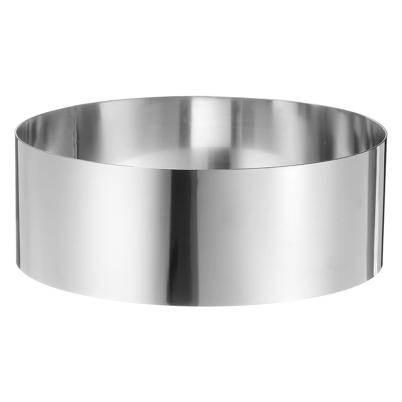 Round Cake Ring 8 x 2.75 Inch Stainless Steel Pastry Mousse Dessert ...