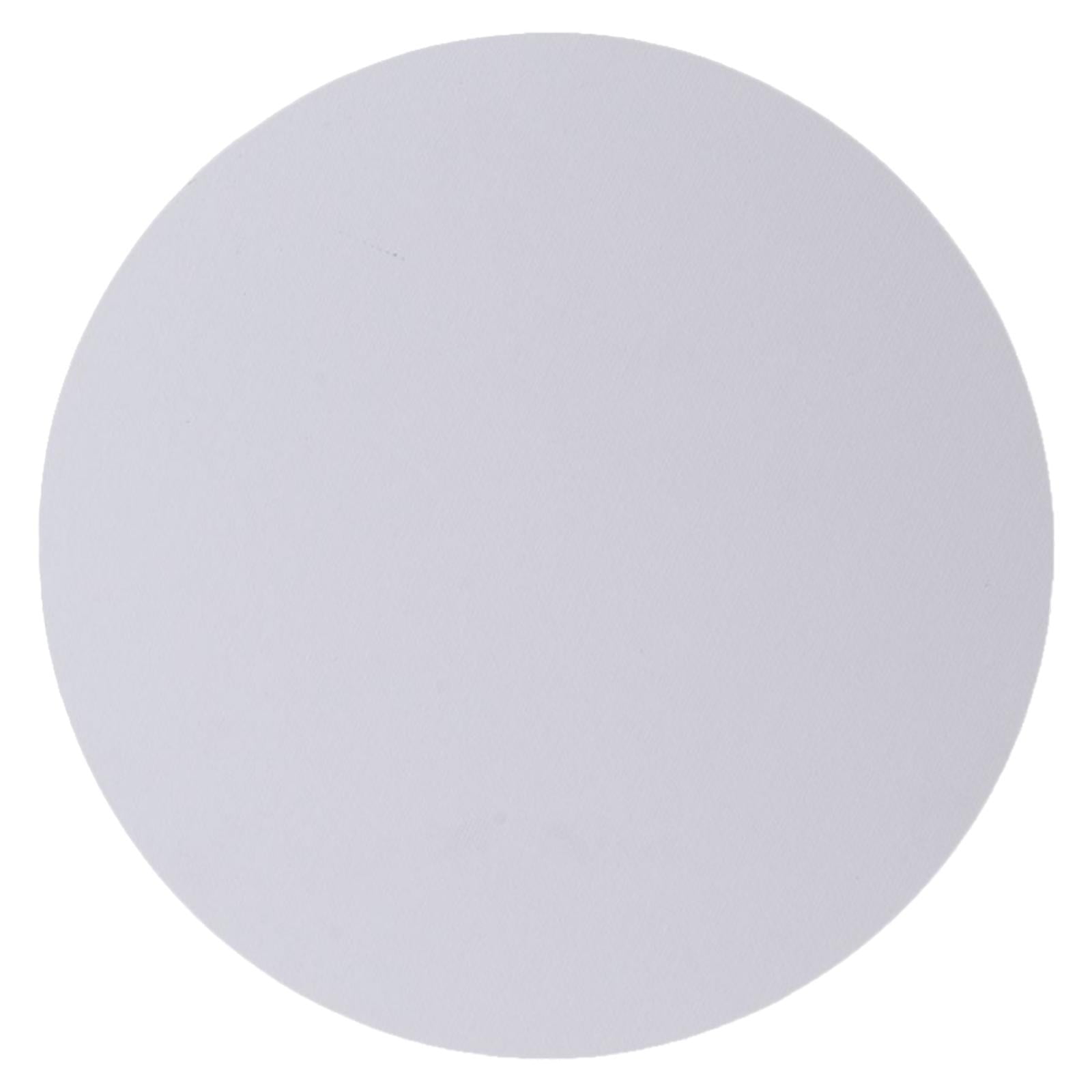 Round Canvas Board Stretched Drawing Board Blank Boards for Students ...