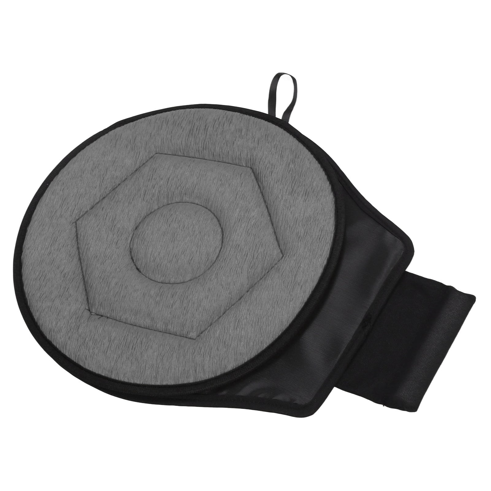 Round Car Cushion 360 Degrees Rotating Geometric Rhombic Shape Portable ...
