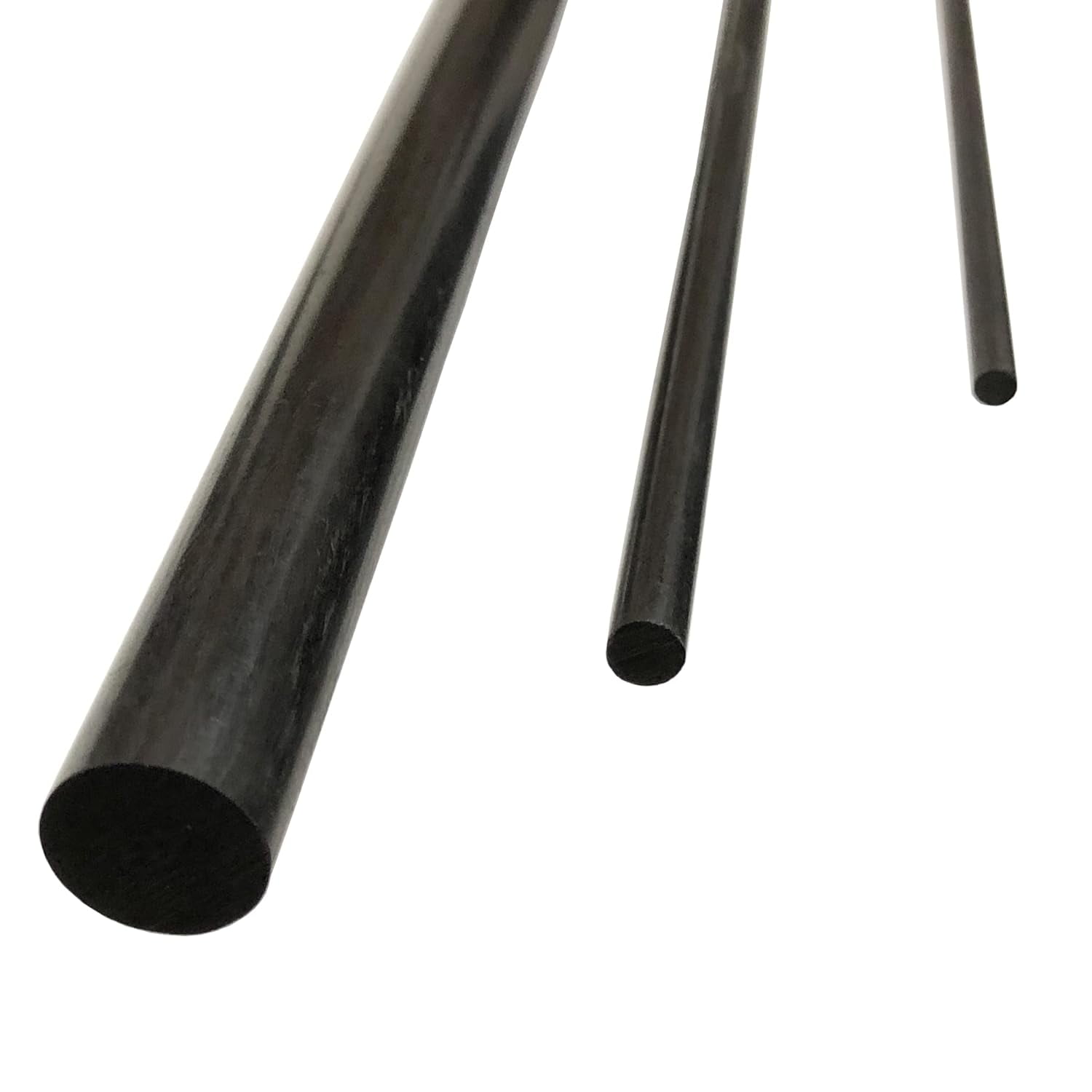Round Carbon Fiber Rod - 2mm X 1000mm – Pultruded Round Solid Rod ...