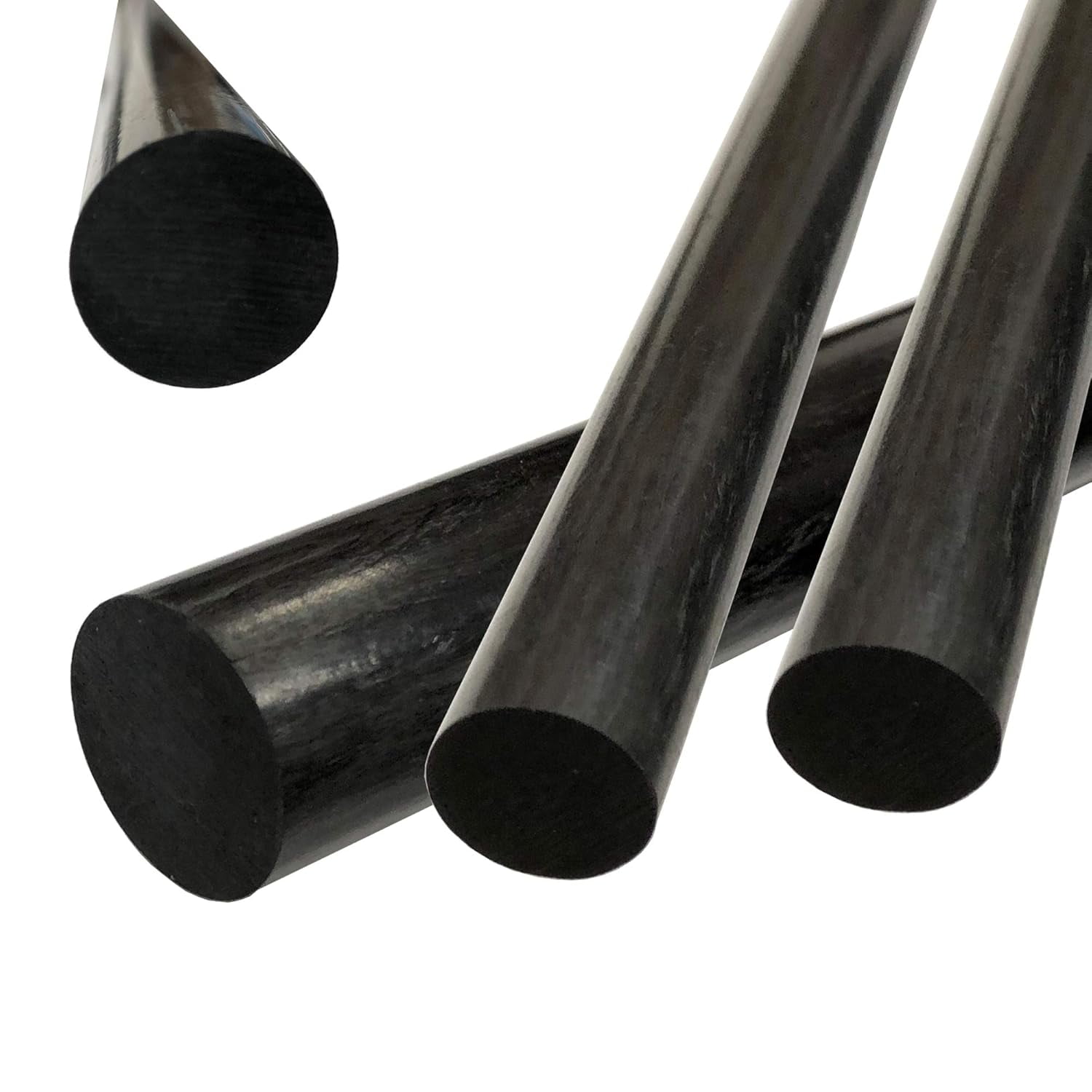 Round Carbon Fiber Rod - 2mm X 1000mm – Pultruded Round Solid Rod ...