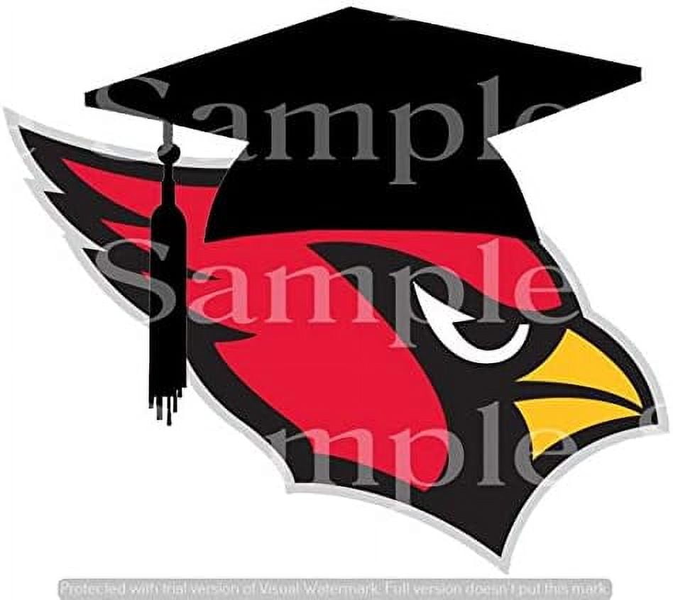 Round - Cardinal Masco Graduaion - D24607-2D Edible Cake Cupcake Pary ...